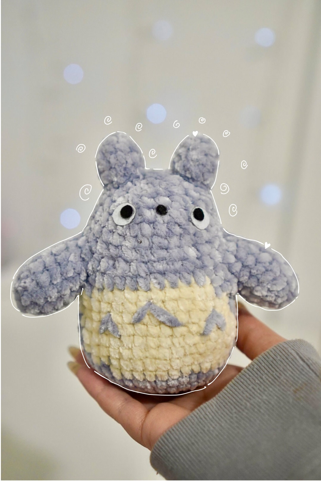 Studio Ghibli Totoro Crochet Handmade Plushie - Etsy