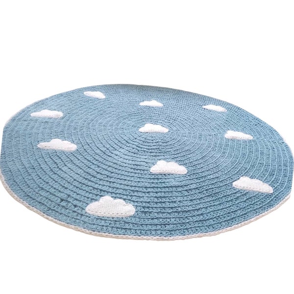 Crochet Cloud Rug - Etsy