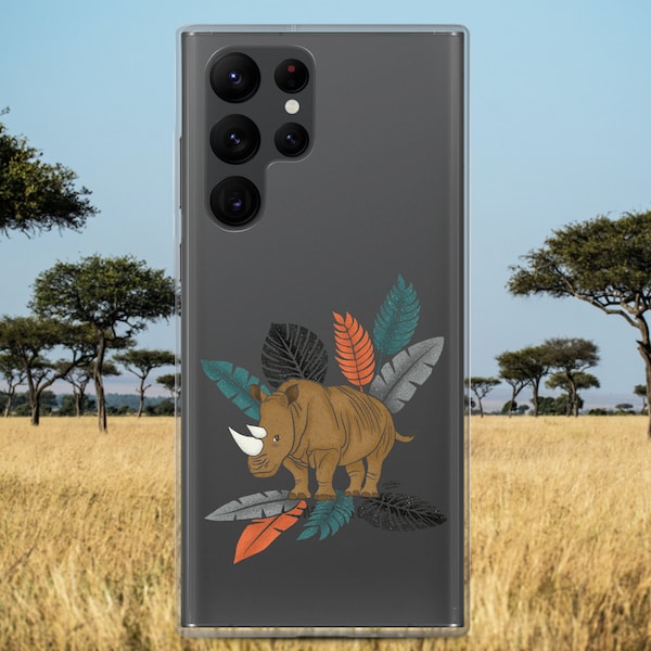 Rhino Phone Case - Etsy