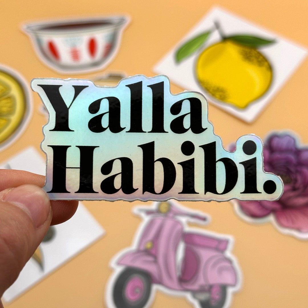 Lebanese Summer Sticker Set: Glossy & Holographic Vinyl Stickers - Etsy