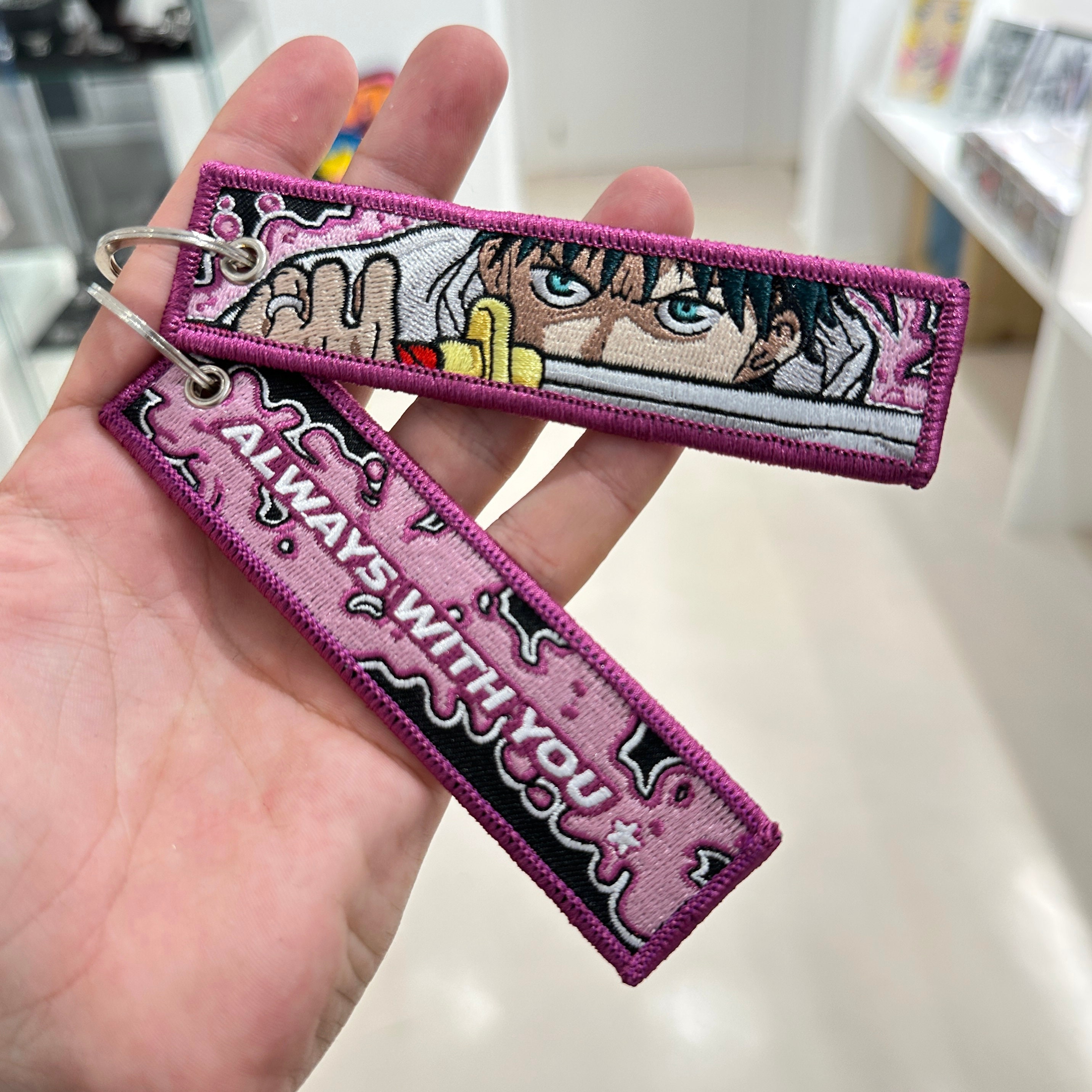 Anime Keychain Anime Keytag Cute Kawaii Merch - Etsy