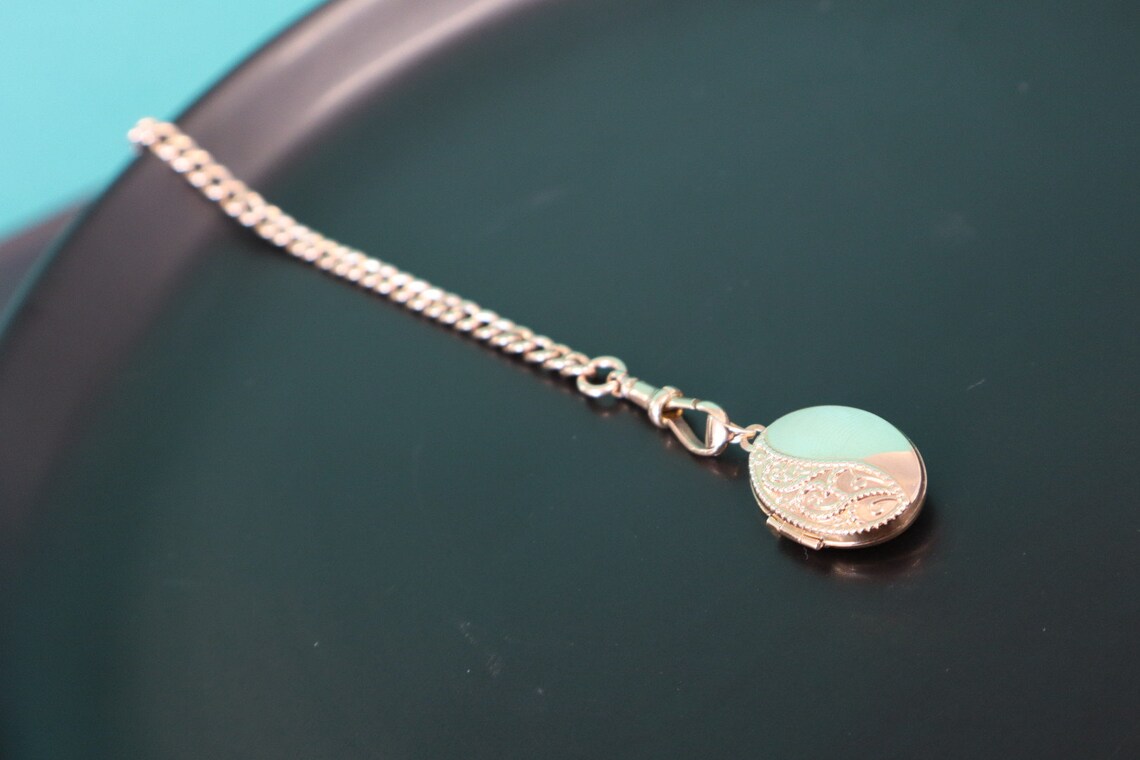 9ct Rose Gold Swirl Pattern Oval Locket - Etsy