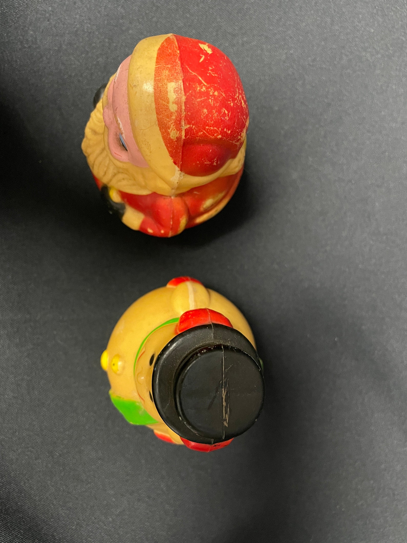 Roly Poly Snowman and Santa Claus Musical Toy Christmas Holiday Noise ...