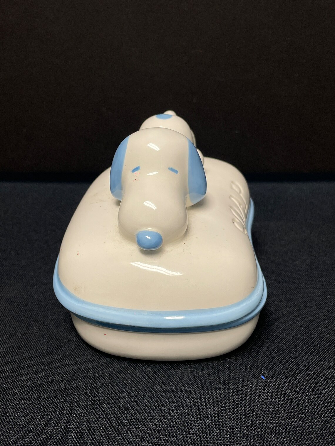 Vintage Peanuts Snoopy Pastel Light Blue and White Soap Holder Dish - Etsy