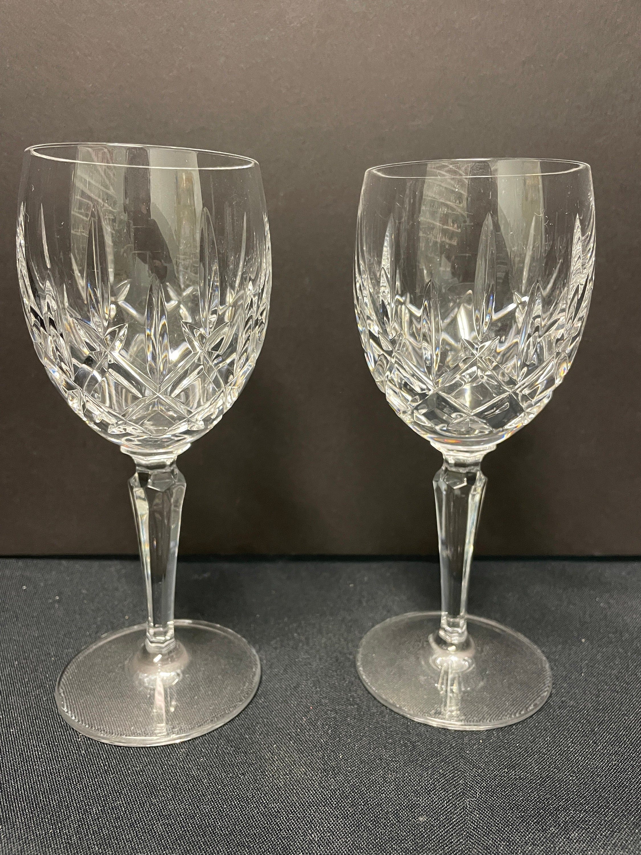Vintage Antique Lady Anne Gorham Crystal 6 7/8" Wine Glass Drinkware ...