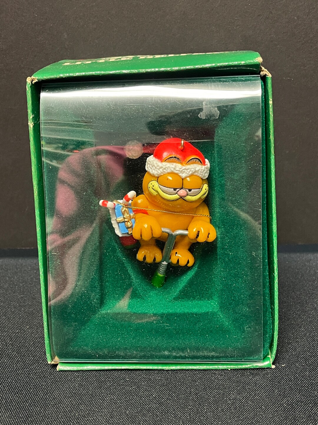 Vintage Garfield "santa's Little Helper" Pogo-stick Christmas Holiday ...