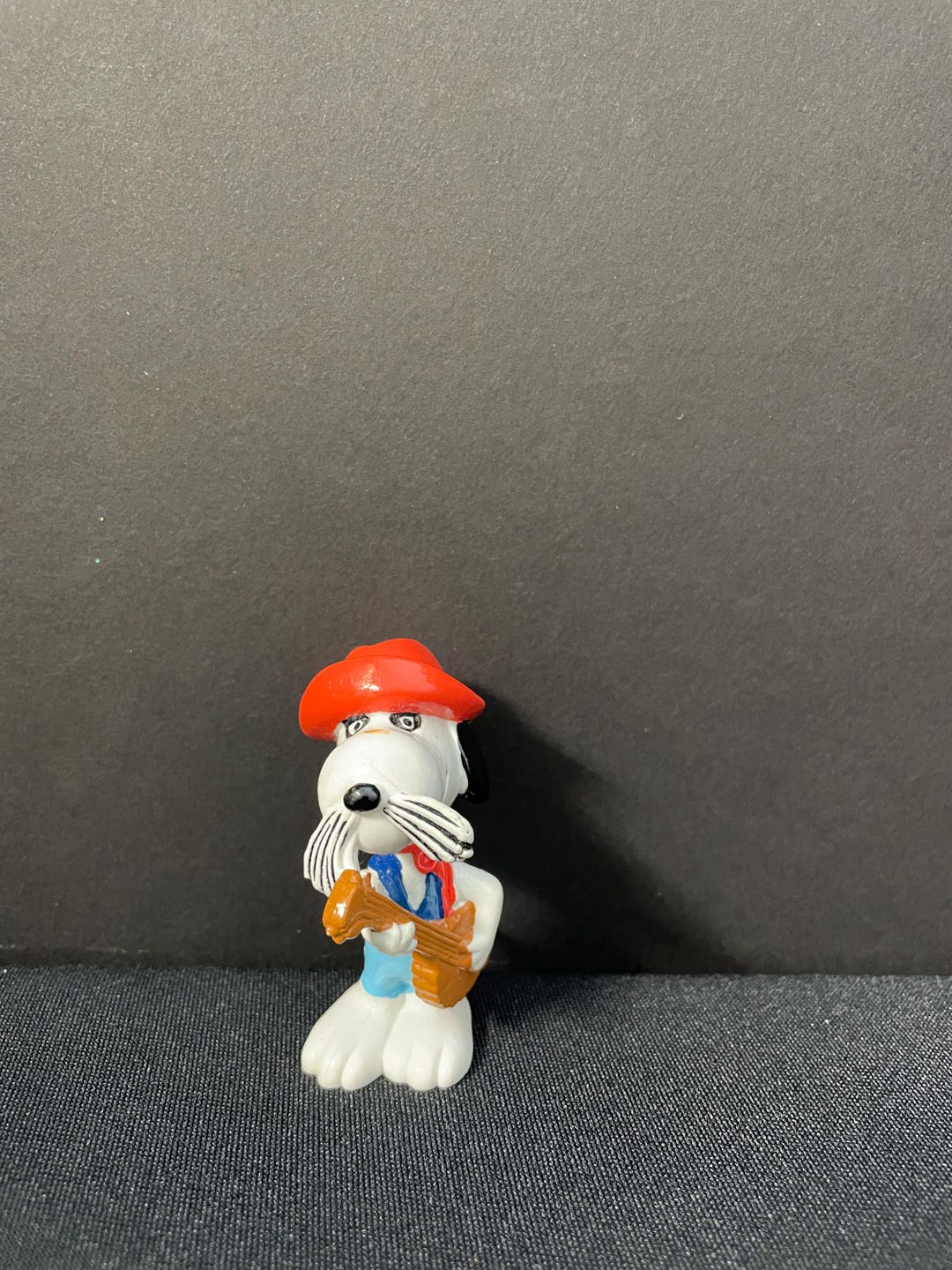 Vintage Retro Peanuts Snoopy Brother Spike Cowboy Banjo Blue Red Hat ...