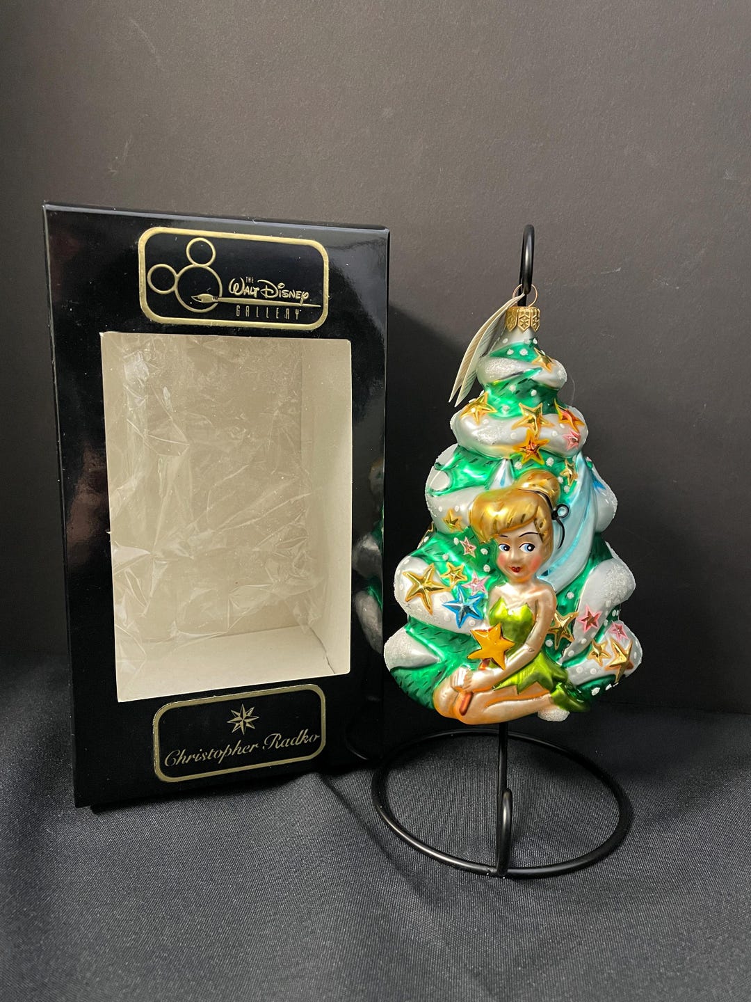 Christopher Radko Walt Disney Tinkerbell Peter Pan Fairy 1996 Green ...