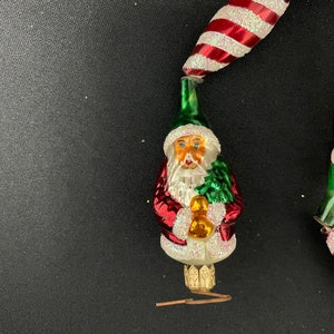 RETIRED: Christopher Radko Santa Claus Swirl Christmas Tree Holiday ...