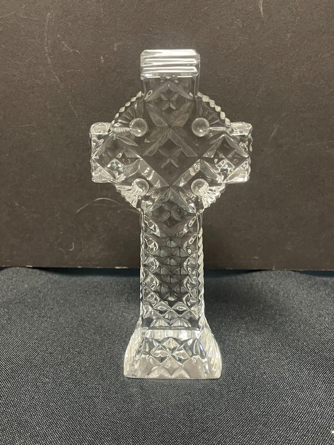 Waterford Crystal Celtic Cross Figurine 5.5 Classic Traditional Glass ...