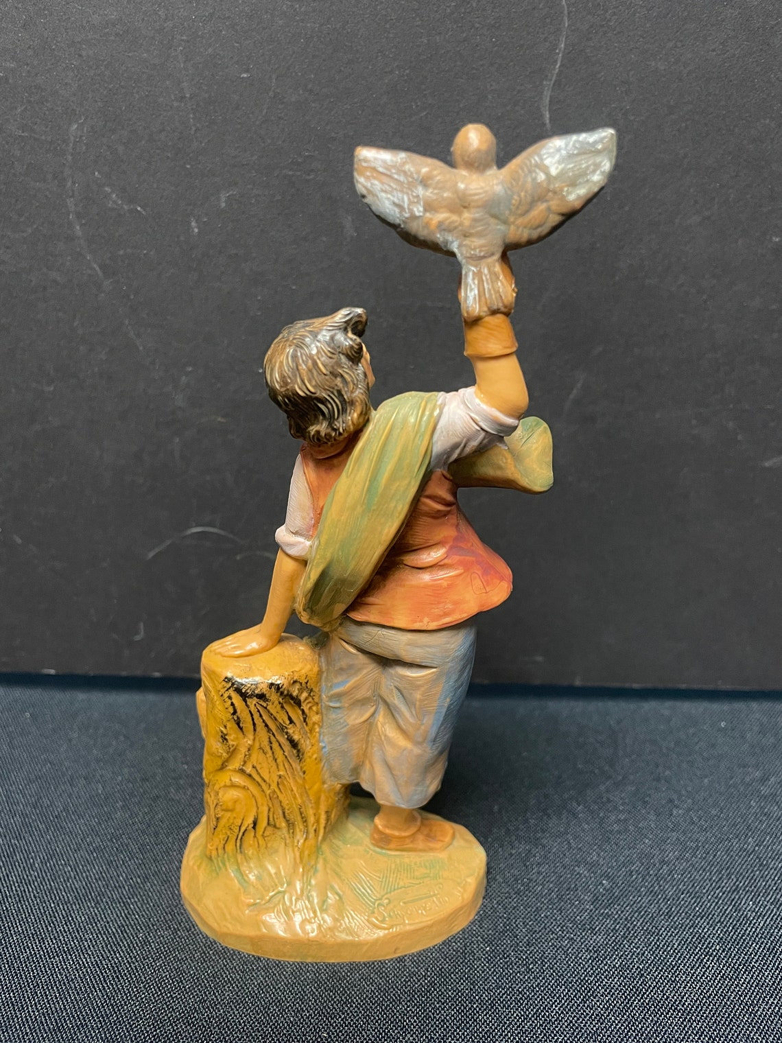 Fontani Holiday Nativity Village Jabin With Falcon Falconry Hawk ...