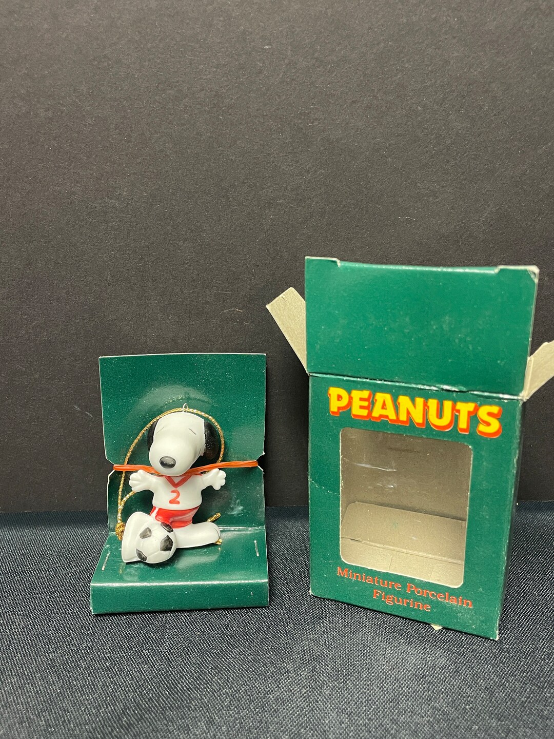 Vintage Peanuts Snoopy Playing Soccer With Soccer Ball and Red Shorts ...