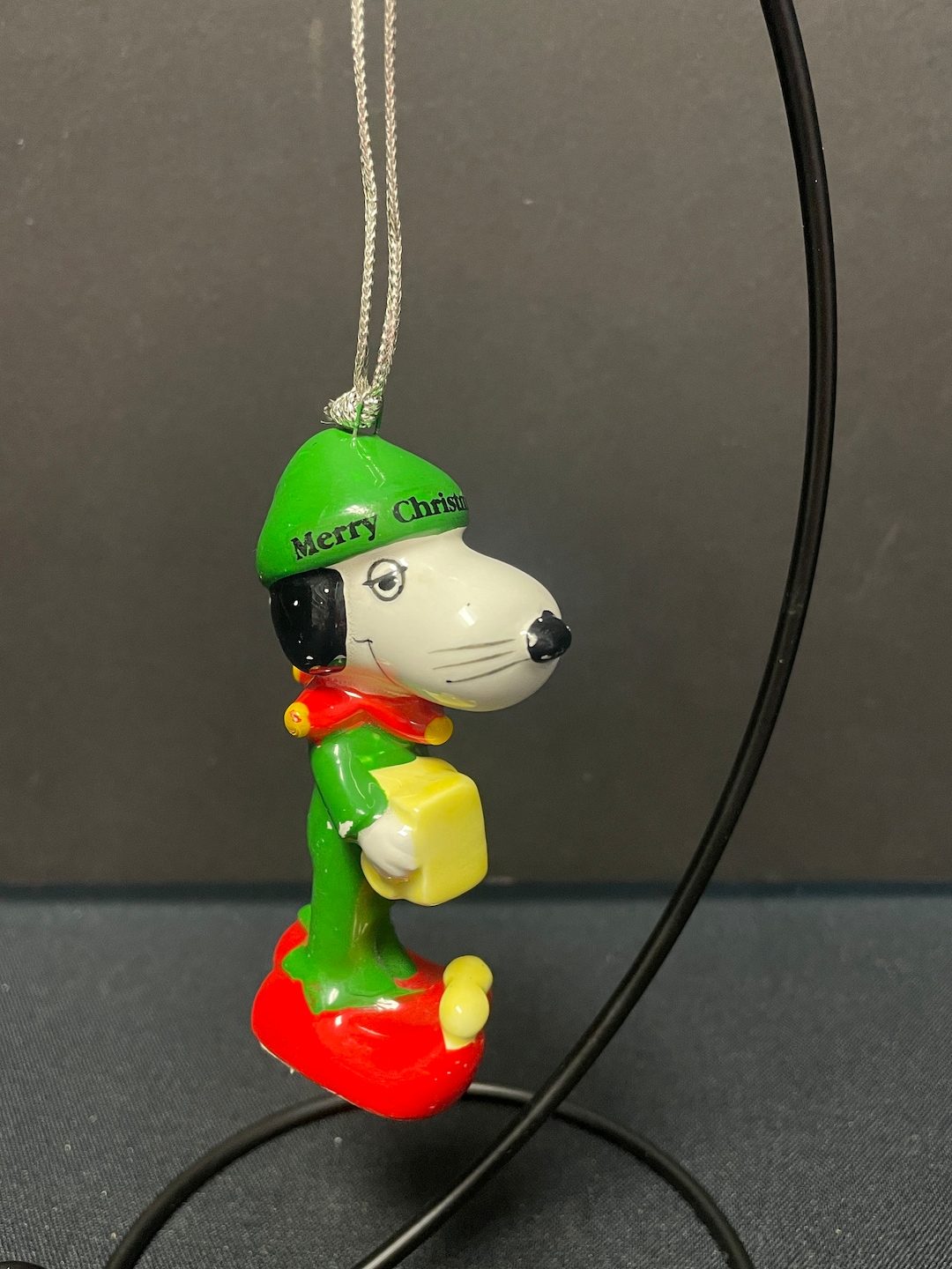 VINTAGE: 1982 Snoopy Brother Spike Elf Christmas Ornament Elf Suit ...