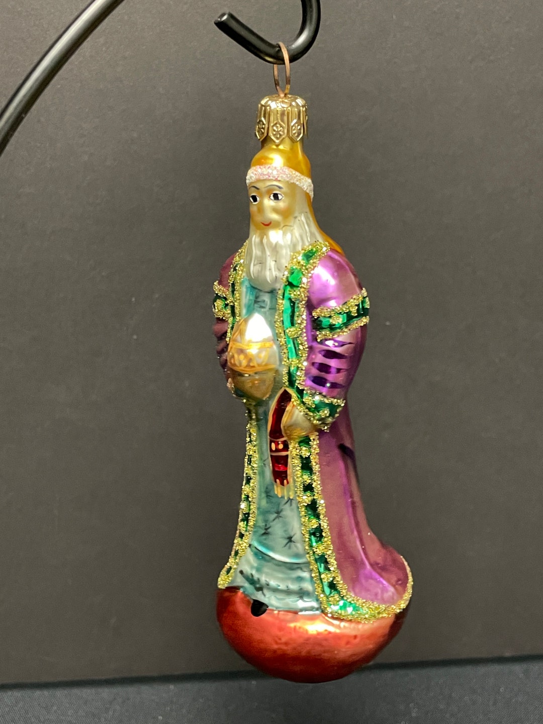 Christopher Radko: Three Wise Men Glass Ornaments From Nativity Scene ...