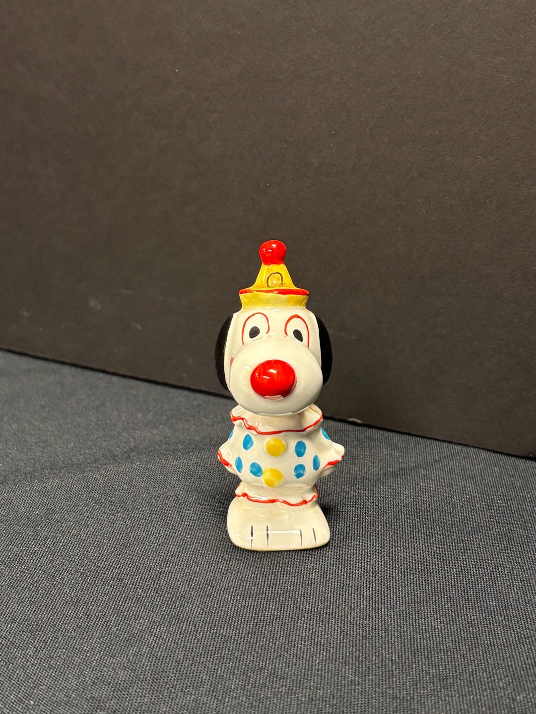 Snoopy Circus Clown Costume Figurine Trinket Retro Vintage Peanuts ...