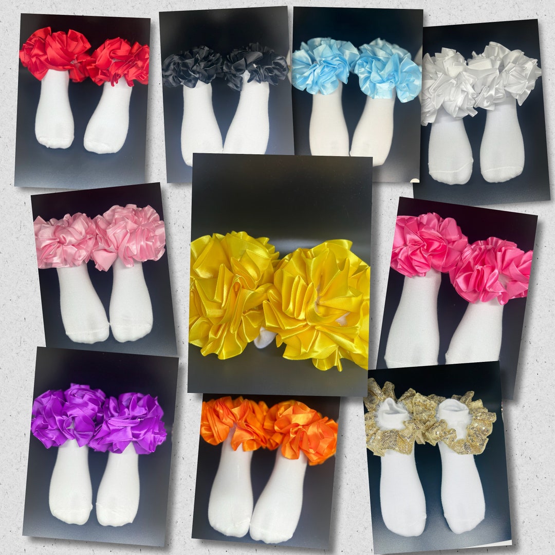 Solid Color Tutu Socks - Etsy