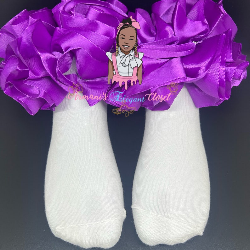 Solid Color Tutu Socks - Etsy