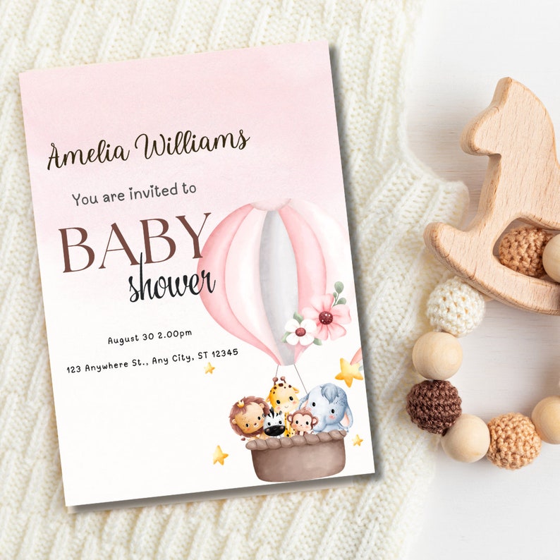 Digital Baby Shower Invitation: Custom Design to Celebrate Baby's ...