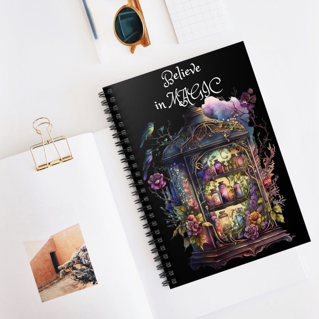 Whimsical Fantasy Cottagecore Notebook Ruled Line. Fairytale. Unique ...