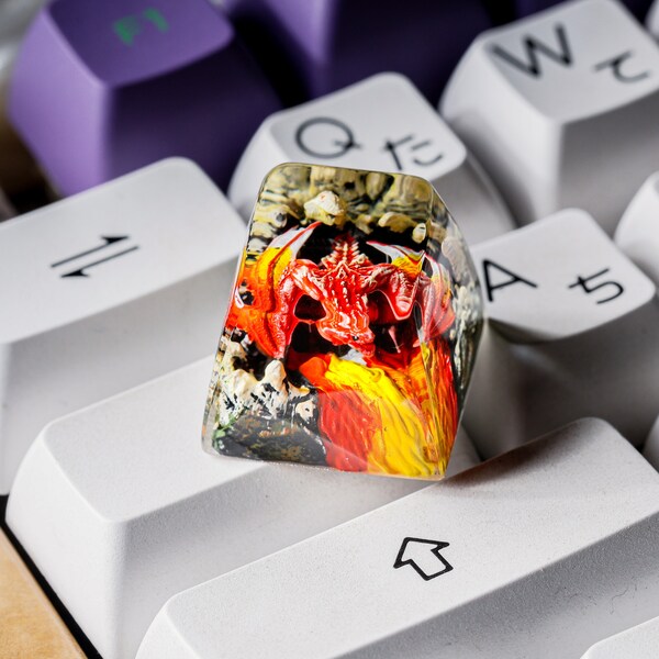 Red Dragon Keycaps - Etsy