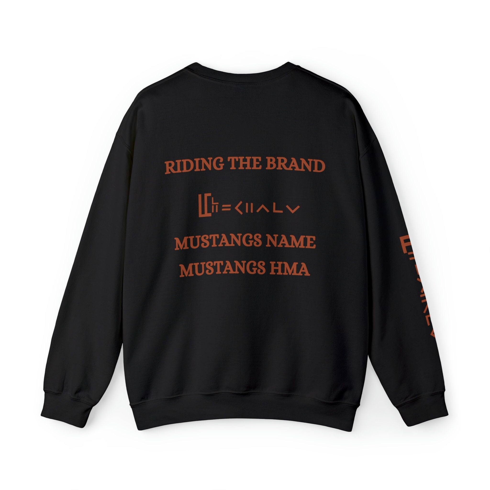 Personalized Blm Freeze Brand Mustang Sweatshirt, Custom Personalized ...
