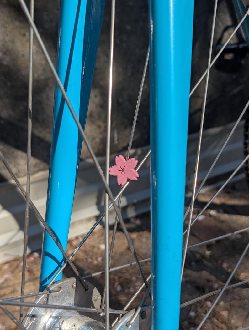 Bike Spoke Decorations - Flower Power - Sakura Spokey Dokeys - Etsy