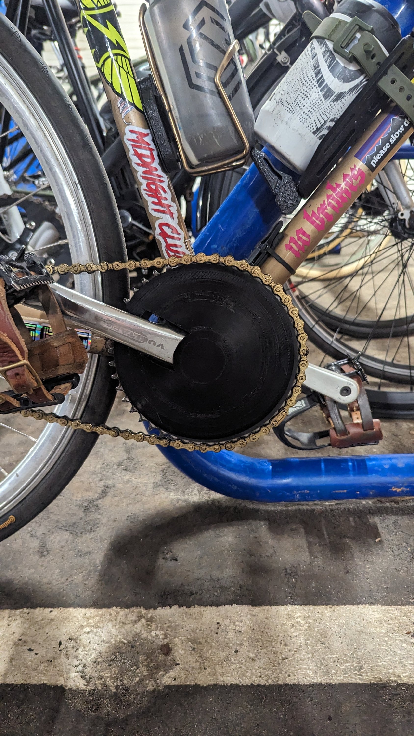 3D Printed Aero Chainring Cover - Etsy