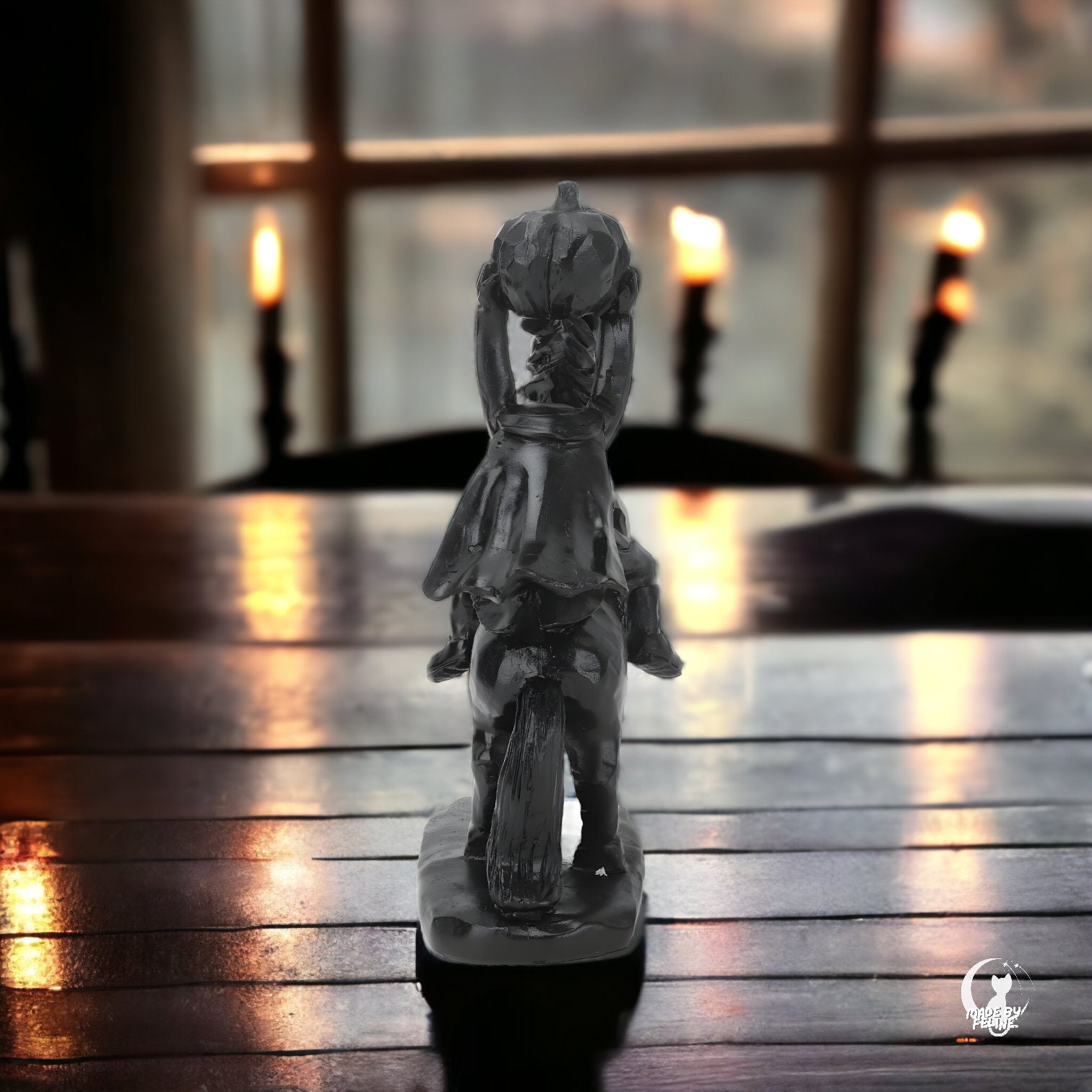 Handmade Scary Headless Horseman Statue Resin Halloween - Etsy
