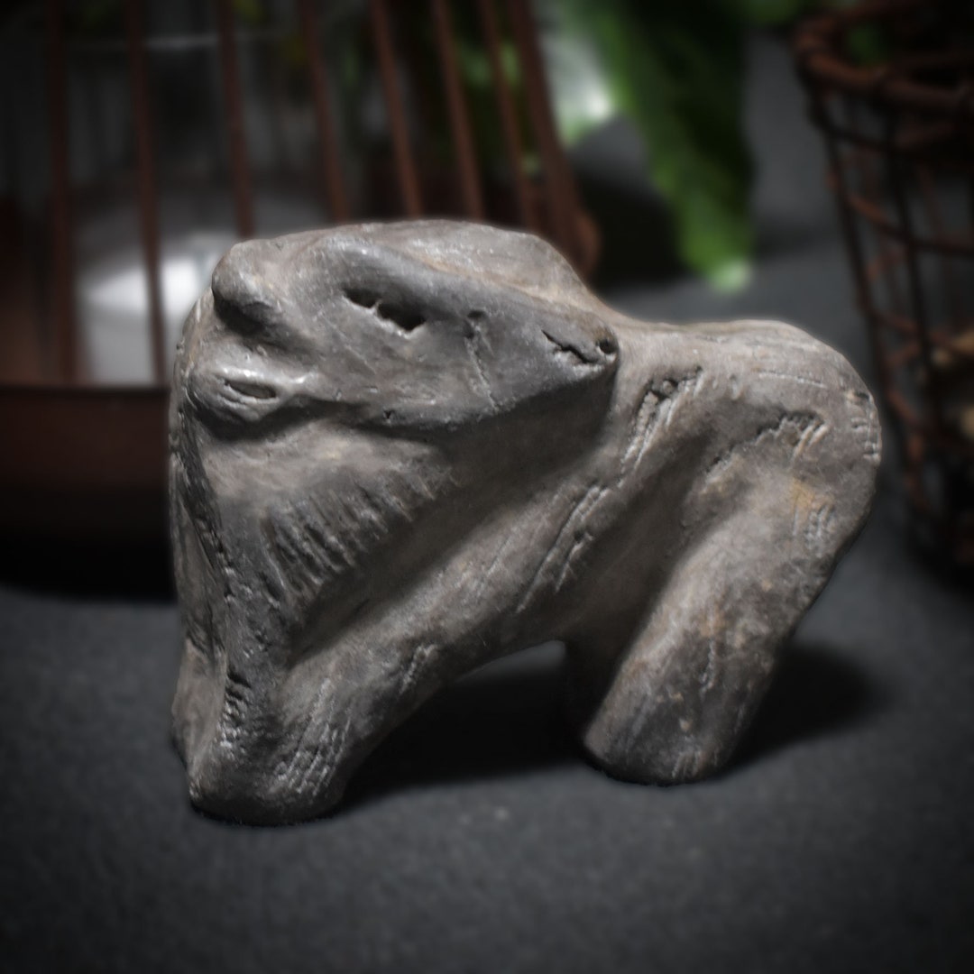 Prehistoric Inspired Bison Sculpture Cave Painting Replica Made From ...
