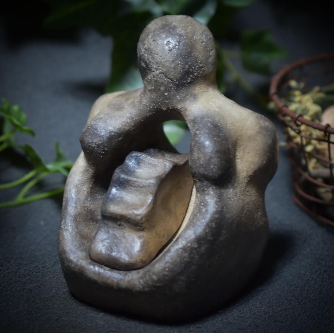The Circle of Life Portal to the Light Handcrafted Smoke-fired Clay ...