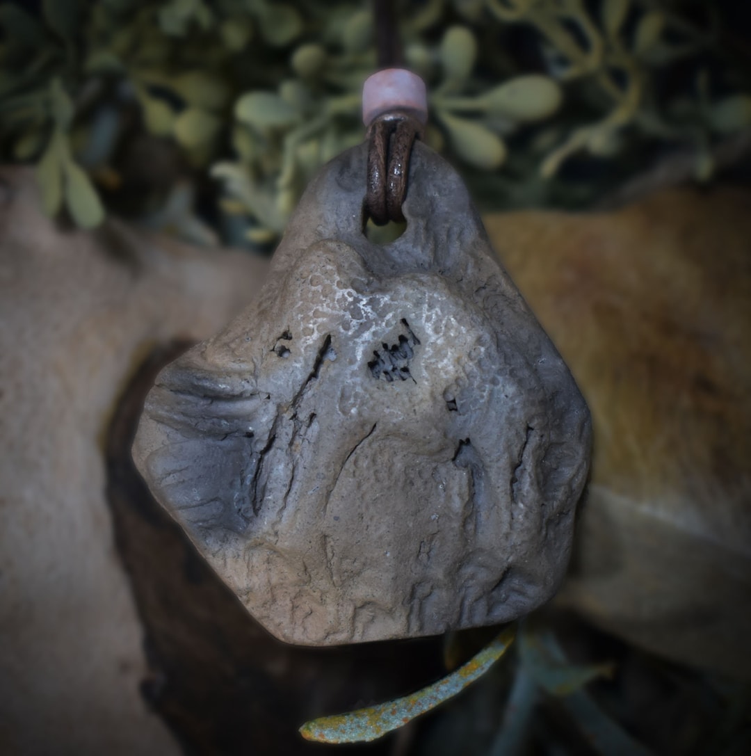 Handmade Amulet: Cave Art Mammoth Unique Smoke Burning Art for Your ...