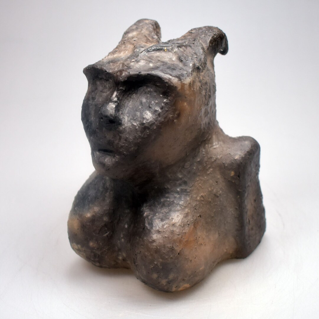 Sculpture Bust Morrigan the Shapeshifter Primitive Art - Etsy