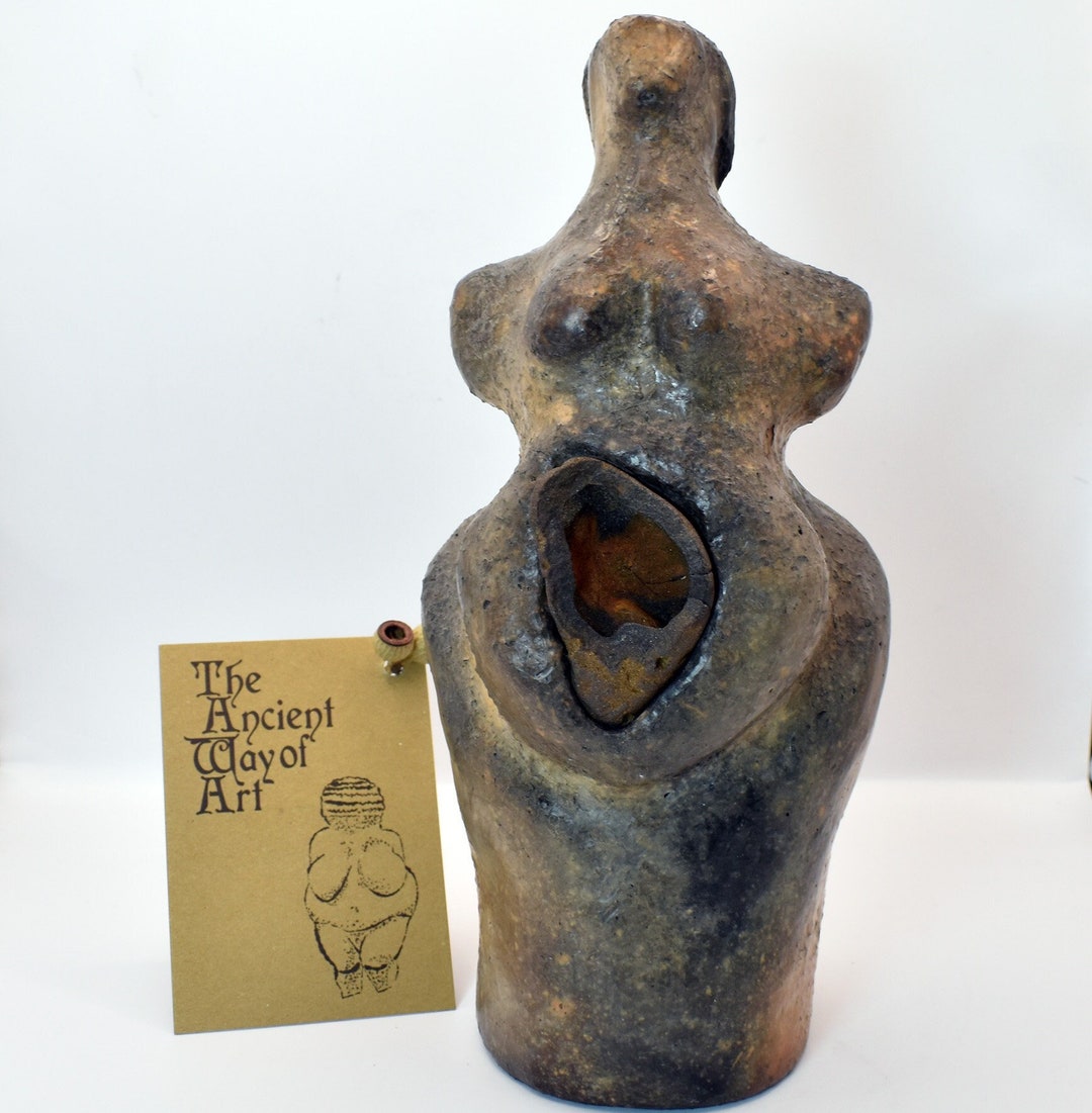 Goddess Handmade Sculpture of a Venus Fertility Goddess Unique Piece ...