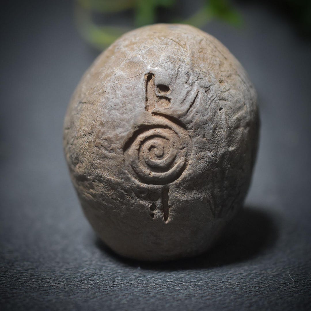 Shamanic Clay Hand Rattle – Sound of the Primal Spiral for Your ...