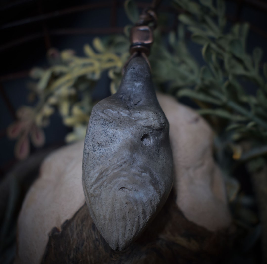 Handmade Amulet Talisman - Odin - Unique Smokefire Clay, Spiritual ...