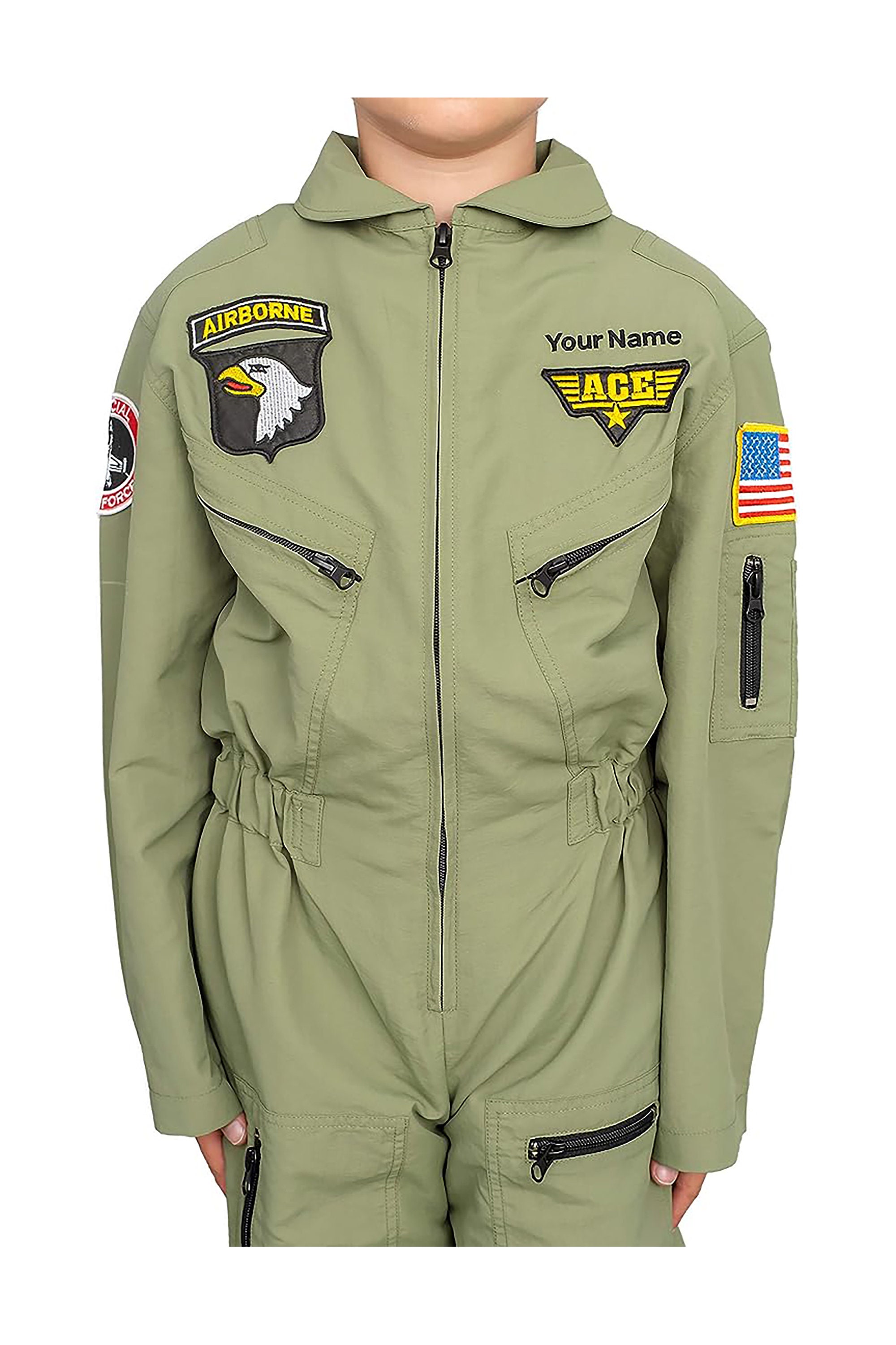 Personalized Army Pilot Costume for Kids Fighter Pilot - Etsy