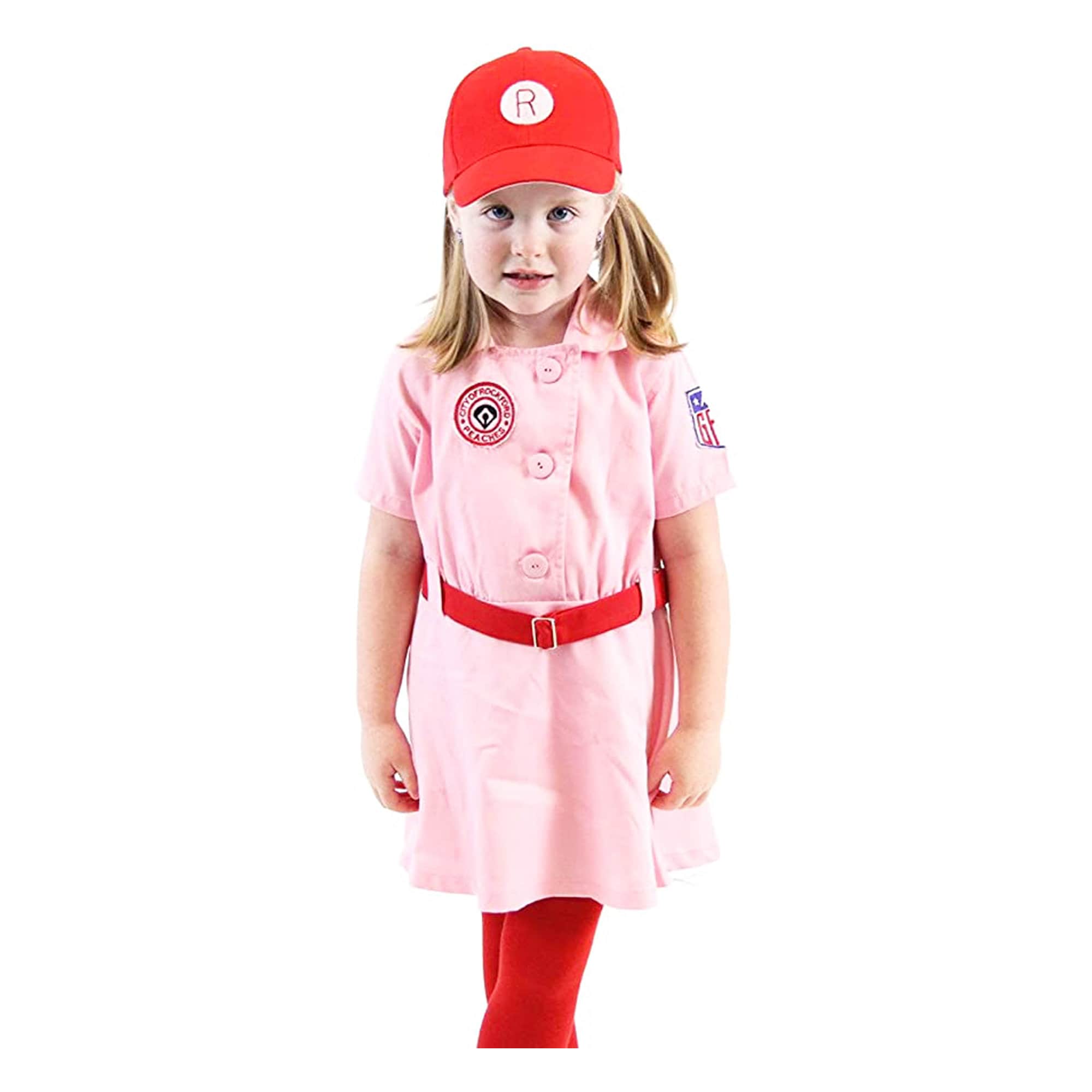 Rockford Peaches AAGPBL Baseball Dress | Halloween Costume Cosplay for ...