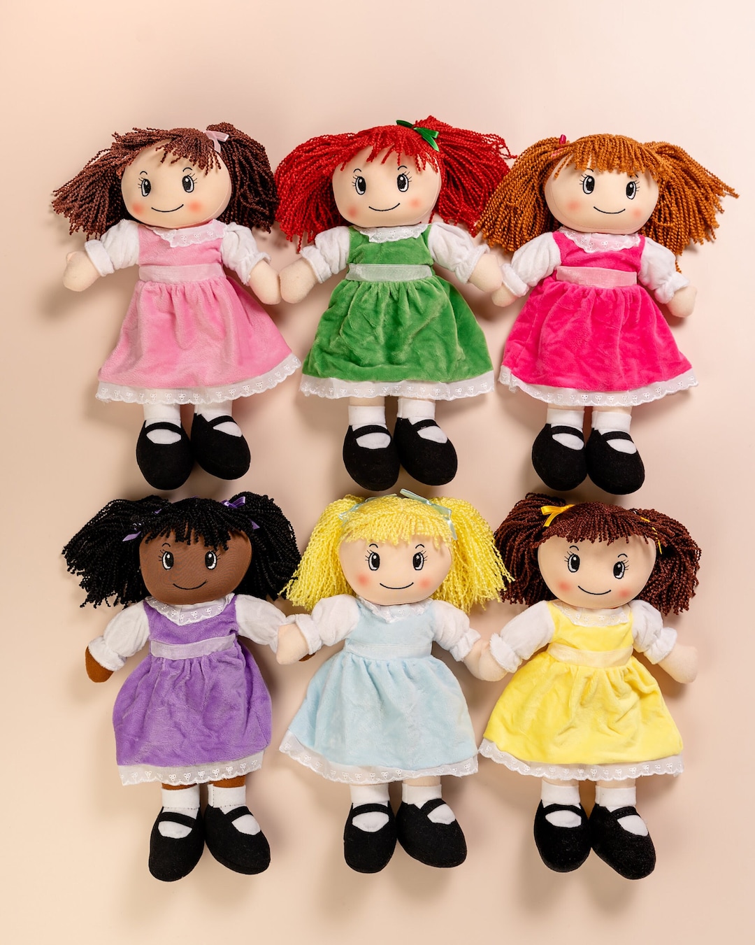 Personalized Classic Rag Doll - Etsy