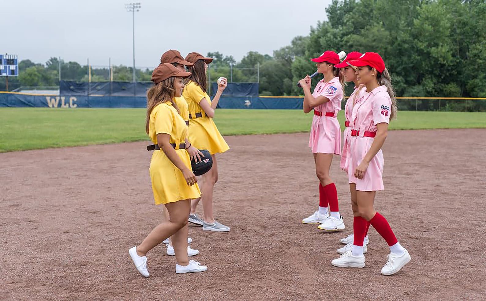 Rockford Peaches AAGPBL Baseball Dress | Halloween Costume Cosplay for ...