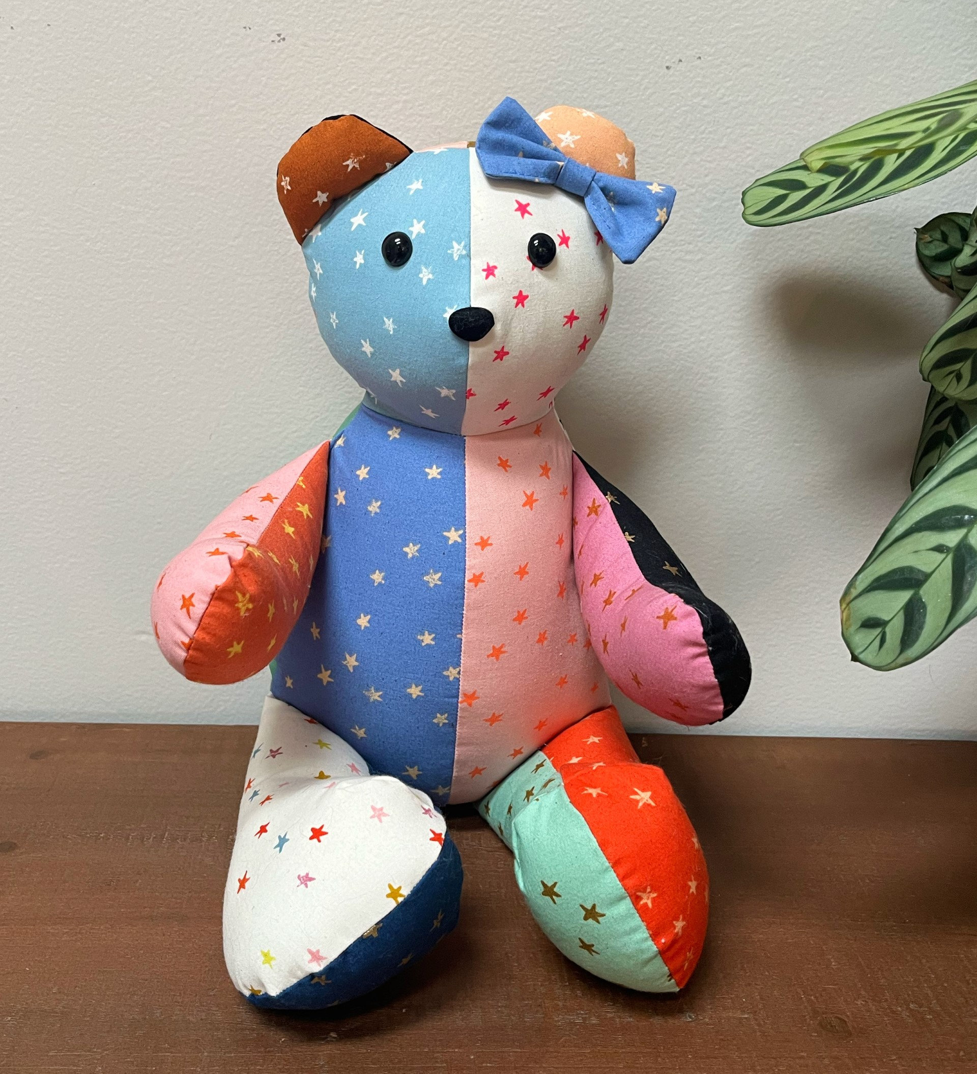 Handmade Patchwork Memory Bear - Etsy