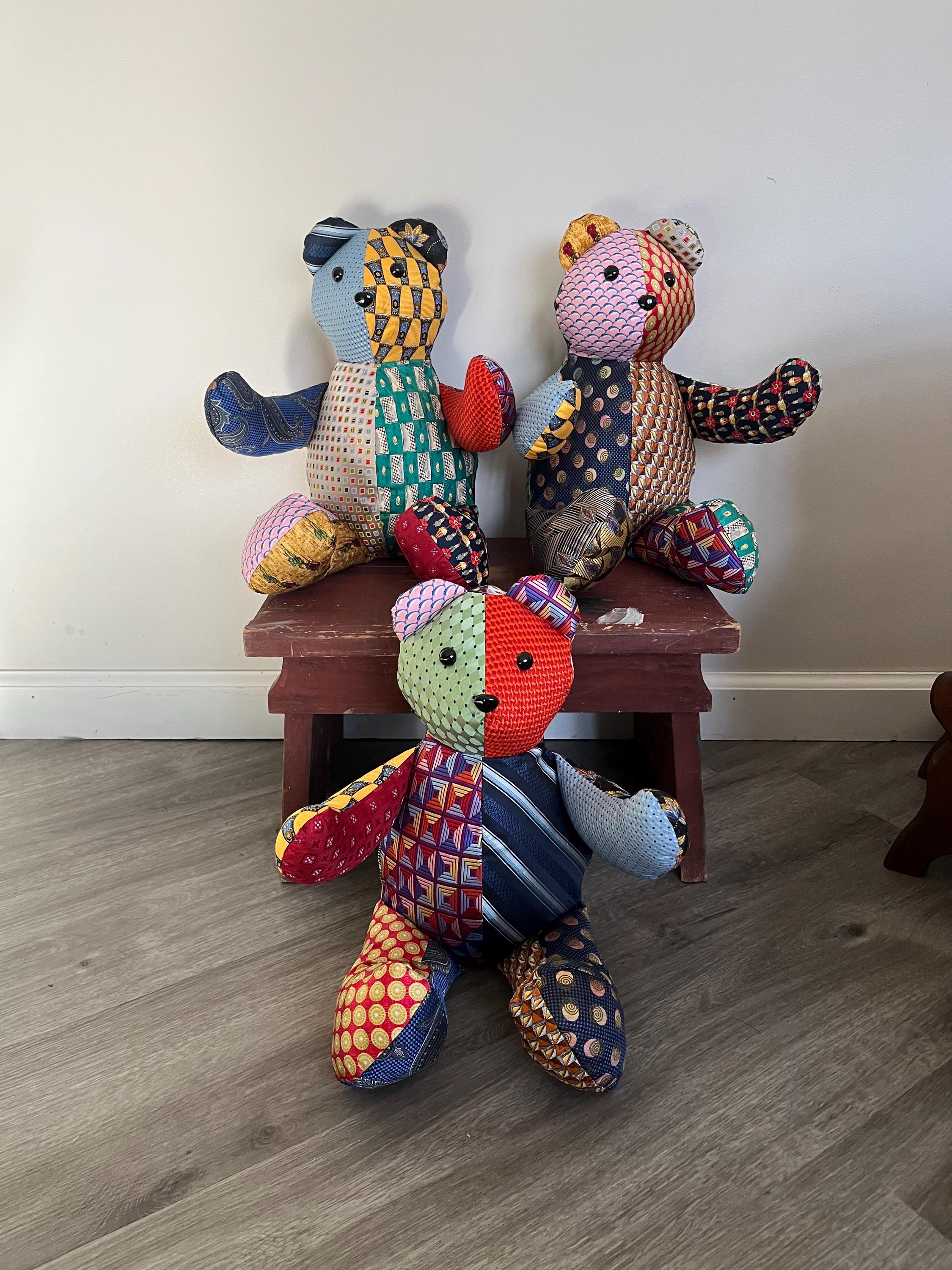 Handmade Necktie Memory Bear - Etsy
