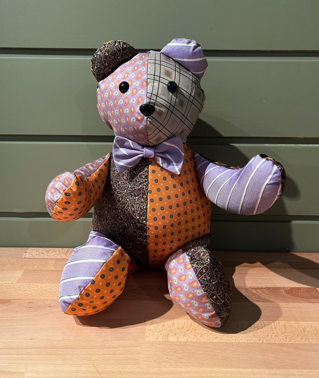Handmade Necktie Memory Bear - Etsy