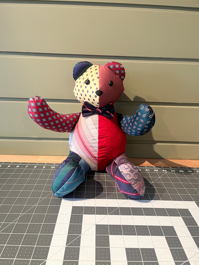 Handmade Necktie Memory Bear - Etsy