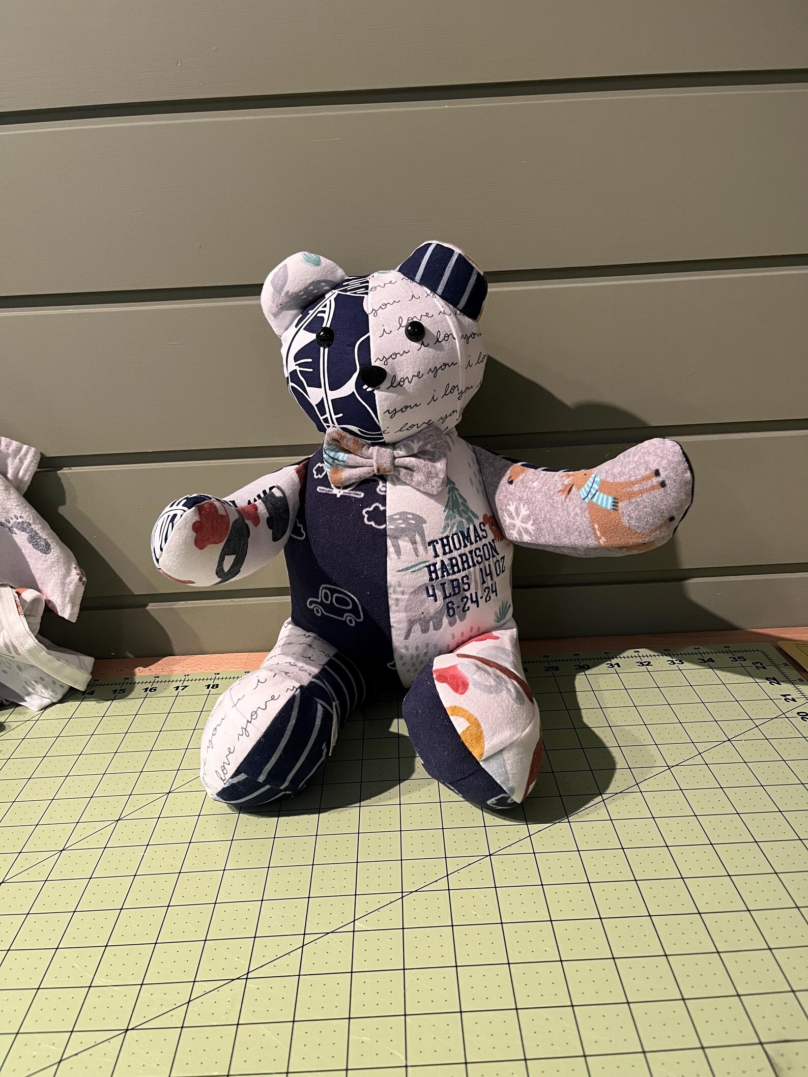Handmade Baby Clothing Memory Bear - Etsy