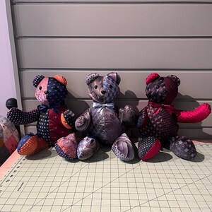 Handmade Necktie Memory Bear - Etsy