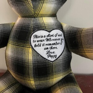 ADD ON: Custom Memory Patch for Bears - Etsy
