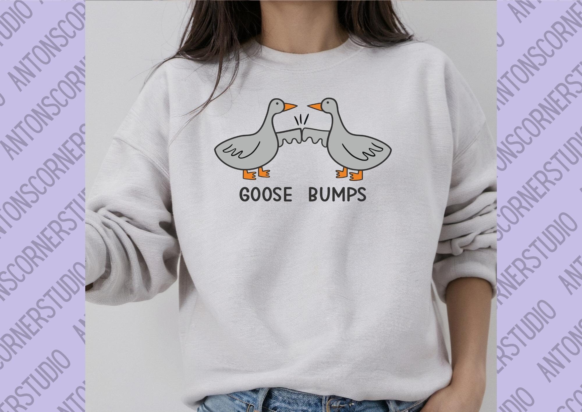 Goose Bump Funny PNG SVG Sublimation Silly Goose Best Friends Fist Bump ...