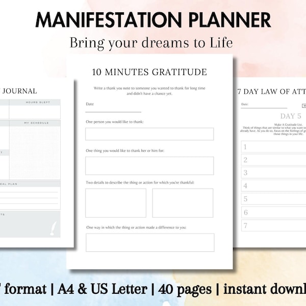 Law of Attraction - Etsy