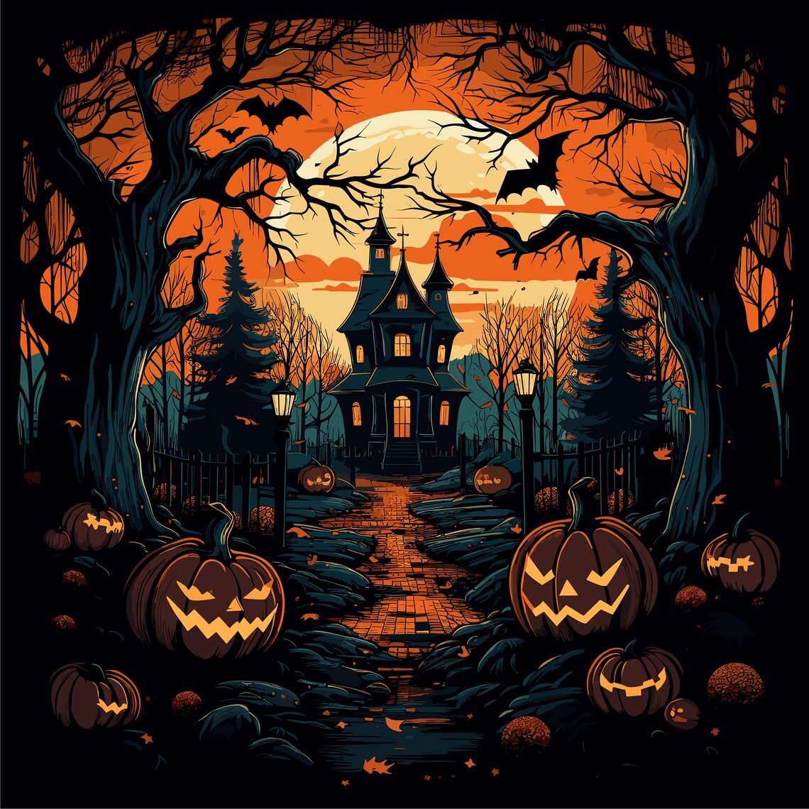 Collection of Halloween Images, Instant Download, Halloween Vector ...