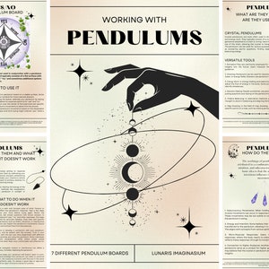 Working With Pendulums Guide and Seven Different Printable Boards - Etsy